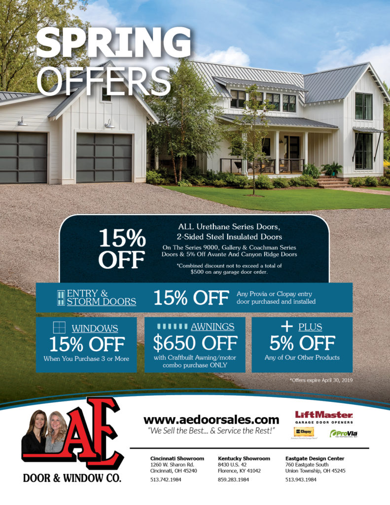 AE Door APR19 Sales Flyer FD-front | AE Door & Window